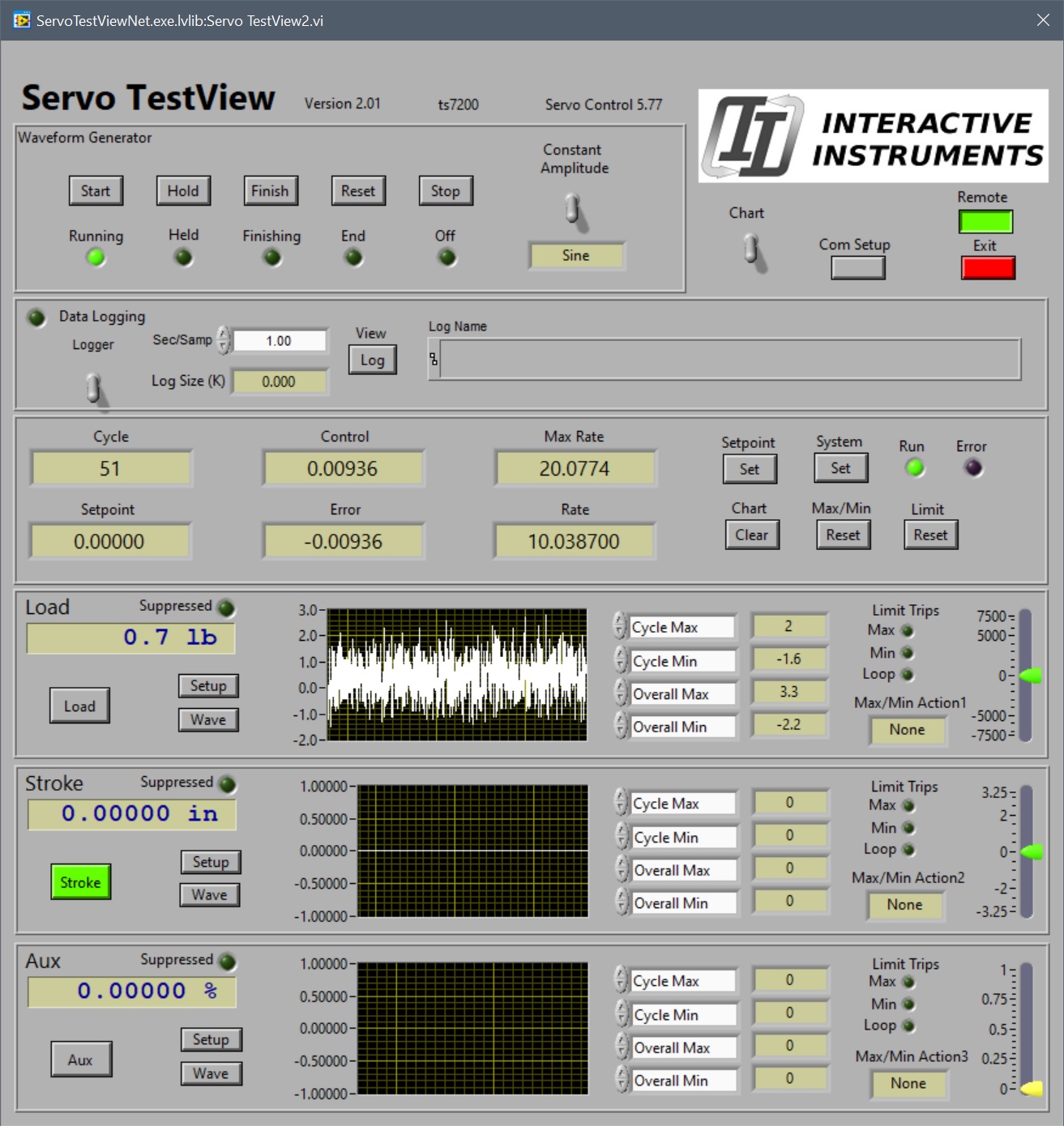 Materials Testers, Interactive Instruments